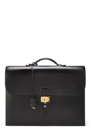 Hermès Sac À Dépêches 38 Briefcase - Black