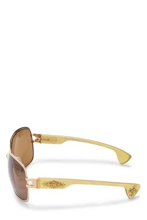 Chrome Hearts Metal Pink Candle Sunglasses