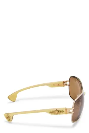 Chrome Hearts Metal Pink Candle Sunglasses