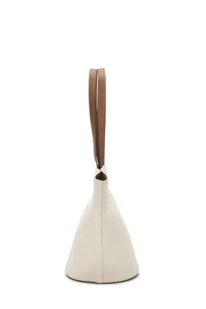 Saint Laurent Linen Rive Gauche Bucket Tote