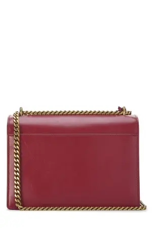 Saint Laurent Calfskin Leather Sunset Shoulder Bag - Red