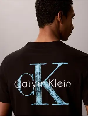 Calvin Klein Brushstroke Monologo Graphic T-shirt