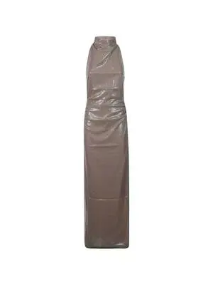 ROTATE BY BIRGER CHRISTENSEN Sequin-embellished Maxi Dress - Grey