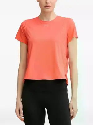 Under Armour Velociti Pro Perforated-detail Logo-print T-shirt - Orange