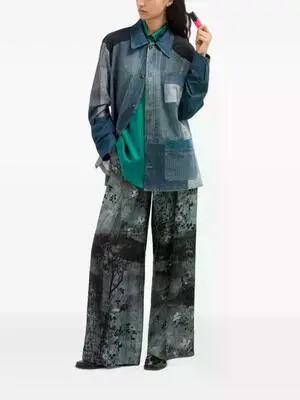PIERRE-LOUIS MASCIA Mutka Piped Silk Shirt