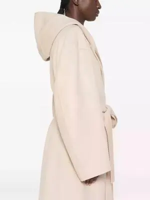 Sportmax Hooded Belted Coat