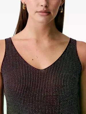 Joseph Ribkoff Stud-embellished Knitted Top
