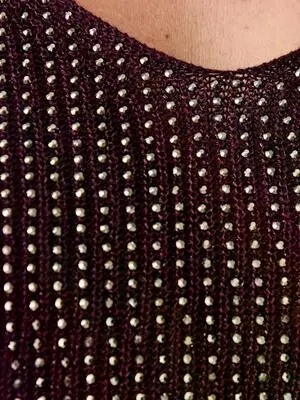 Joseph Ribkoff Stud-embellished Knitted Top