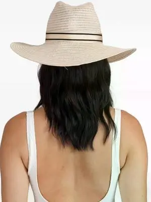 Eugenia Kim Emmanuelle Striped-band Hat - Neutrals
