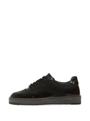 Filling Pieces Mondo Reed Woven-panel Sneakers - Black