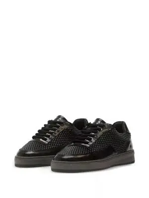Filling Pieces Mondo Reed Woven-panel Sneakers - Black