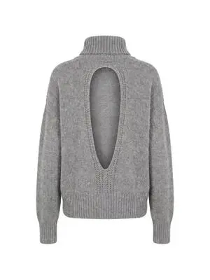 SA SU PHI Cut-out Roll-neck Sweater