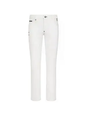 Philipp Plein Slim Fit Jeans Basic - White