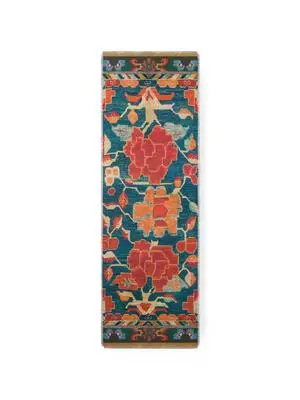 PIERRE-LOUIS MASCIA Fancy Geometric Floral-print Scarf