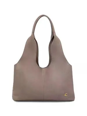 COCCINELLE Large Nell Grained Leather Tote Bag - Neutrals