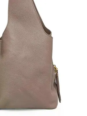 COCCINELLE Large Nell Grained Leather Tote Bag