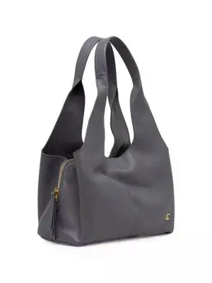 COCCINELLE Large Nell Logo-plaque Pebbled-leather Tote Bag