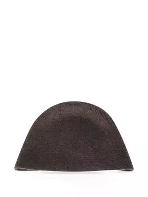 UMA WANG Cashmere Bucket Hat - Brown