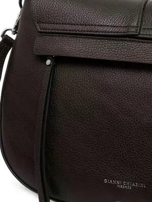 GIANNI CHIARINI Helena Round Grained-leather Shoulder Bag