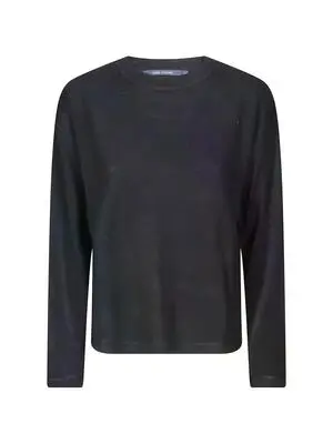 Sofie D'hoore Long-sleeved Wool T-shirt - Black