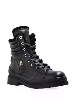 Bogner St. Moritz Leather Combat Boots