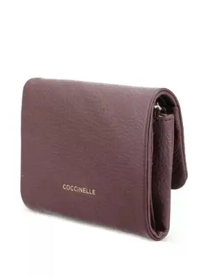 COCCINELLE Small C-me Softy Logo-plaque Leather Wallet