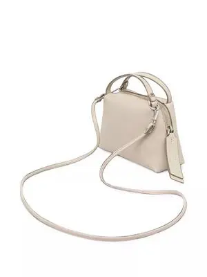 GIANNI CHIARINI Alifa Pebbled Leather Bag - Neutrals