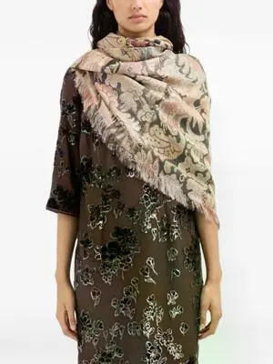 PIERRE-LOUIS MASCIA Aloeuw Fringe-trim Silk Scarf