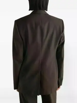 LEMAIRE Double-breasted Tailored Jacket In Tropical Wool Blend