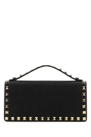 Valentino Garavani Leather Rockstud Handbag