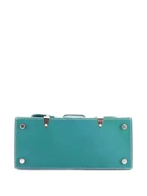 Goyard Structured Saigon Top Handle Bag Coated Canvas With Leather Mini Satchel
