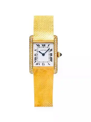 Cartier Tank Louis Diamond Watch - White