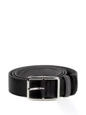 Hogan Buckle-fastening Leather Belt - Grey