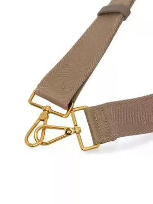 COCCINELLE Logo Jacquard Adjustable Strap - Neutrals