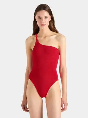 Hunza G Dionne One Piece Swimsuit - Red