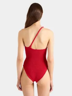 Hunza G Dionne One Piece Swimsuit - Red