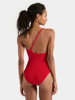 Hunza G Dionne One Piece Swimsuit - Red