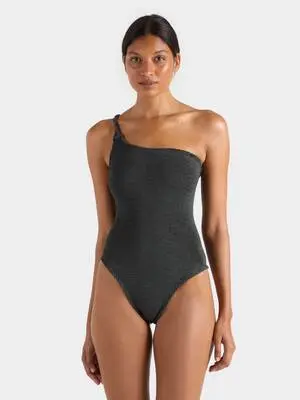 Hunza G Dionne Swim - Metallic Graphite