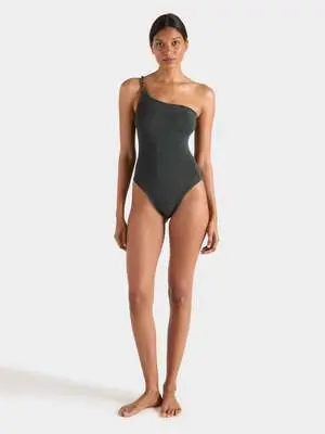 Hunza G Dionne Swim - Metallic Graphite