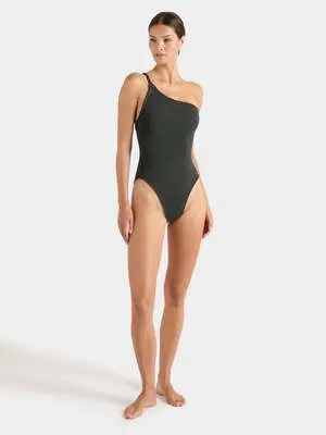 Hunza G Dionne Swim - Metallic Graphite