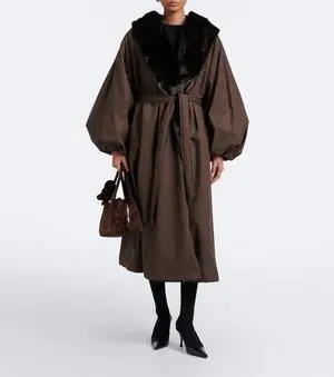 Magda Butrym Cotton Wrap Coat