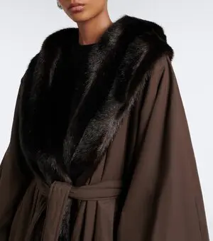 Magda Butrym Cotton Wrap Coat