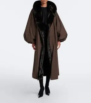 Magda Butrym Cotton Wrap Coat