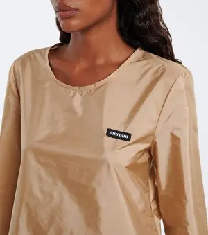 Miu Miu Logo Minidress