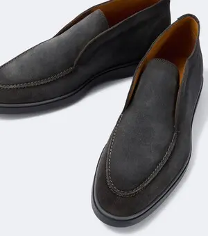 Magnanni Loda Suede Slip-on Shoes - Blue