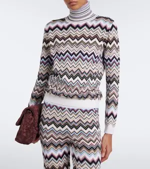 Missoni Zigzag Turtleneck Sweater