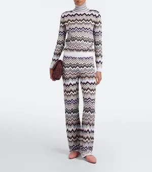 Missoni Zigzag Turtleneck Sweater