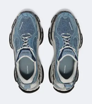 Balenciaga Triple S 2 Denim Sneakers
