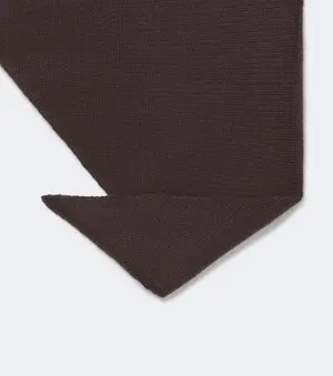YVES SALOMON Cashmere Scarf - Brown