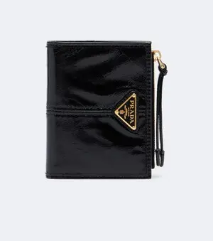 Prada Small Leather Wallet - Black